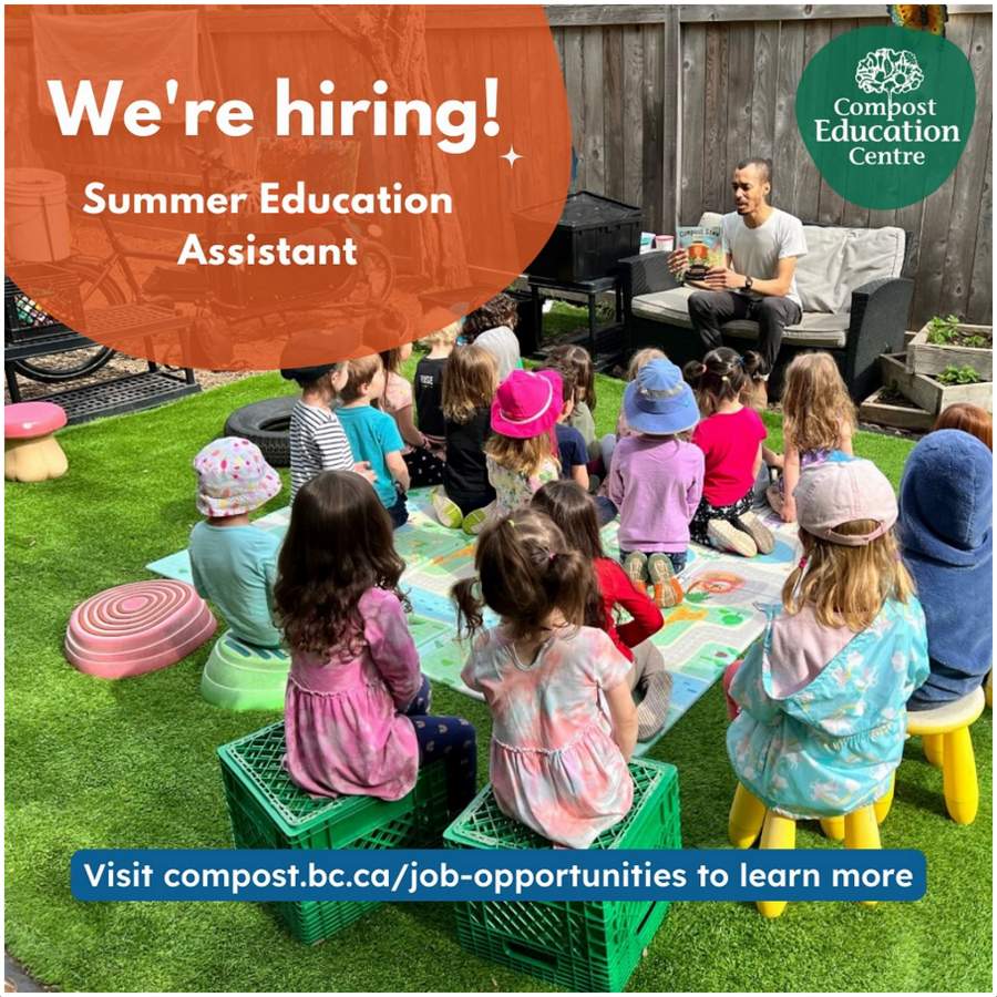 Site Assistant, full-time, Compost Education Centre, Victoria BC